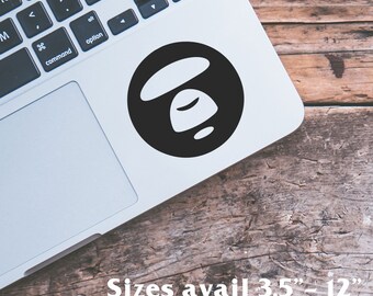 Laptop Electronics & Accessories Bathing ape BAPE 2 vinyl decal Decals ...