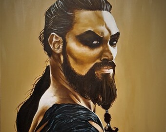 GOT04 Fan Art Print Khal Drogo - Etsy