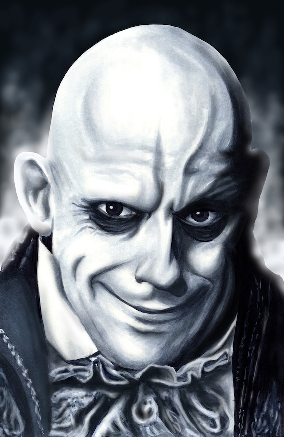 Uncle Fester Addams Family Art Print | Etsy