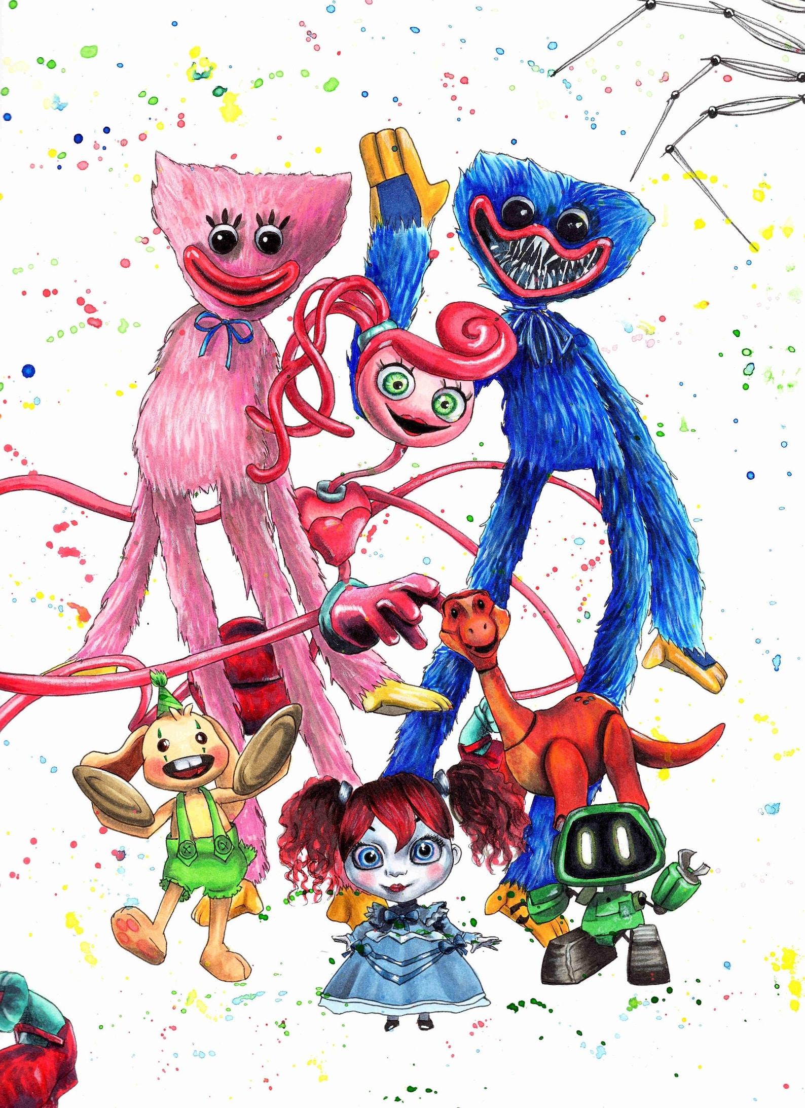 Poppy Playtime Art Print Etsy New Zealand