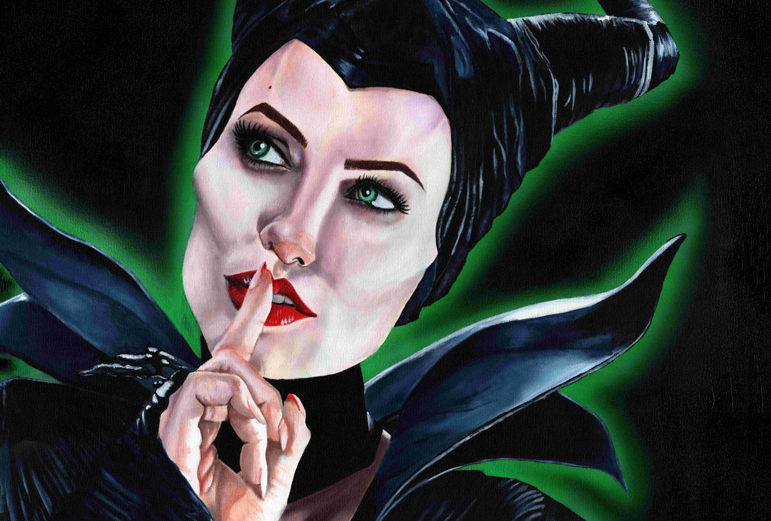 Maleficent Art Print - Etsy