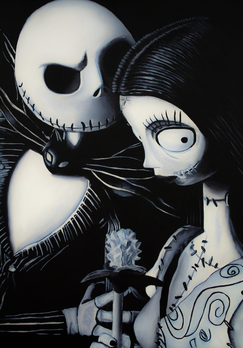 Nightmare Before Christmas Art Print | Etsy