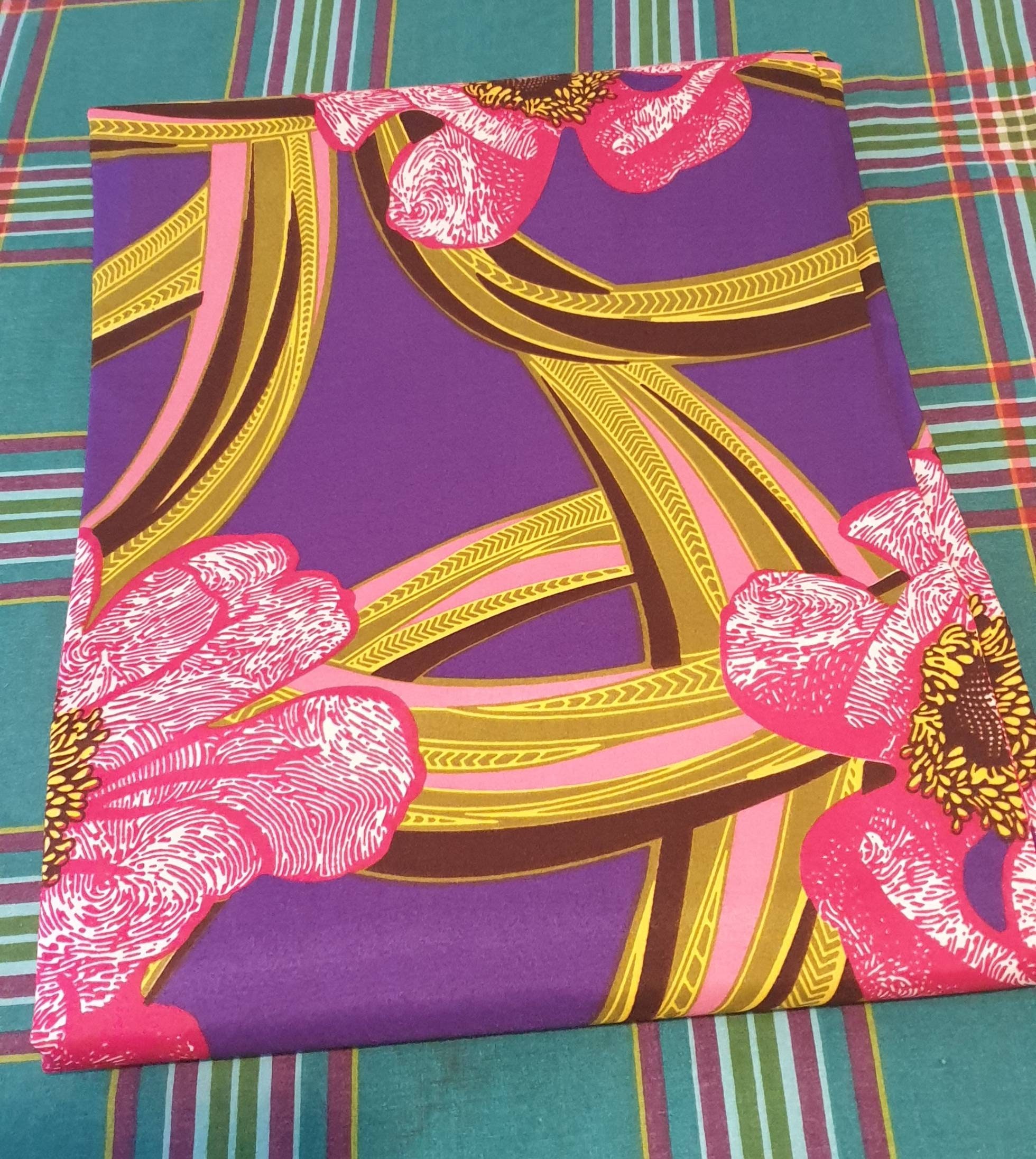 African Print Flower and Leaf Patterns African Ankara Print - Etsy