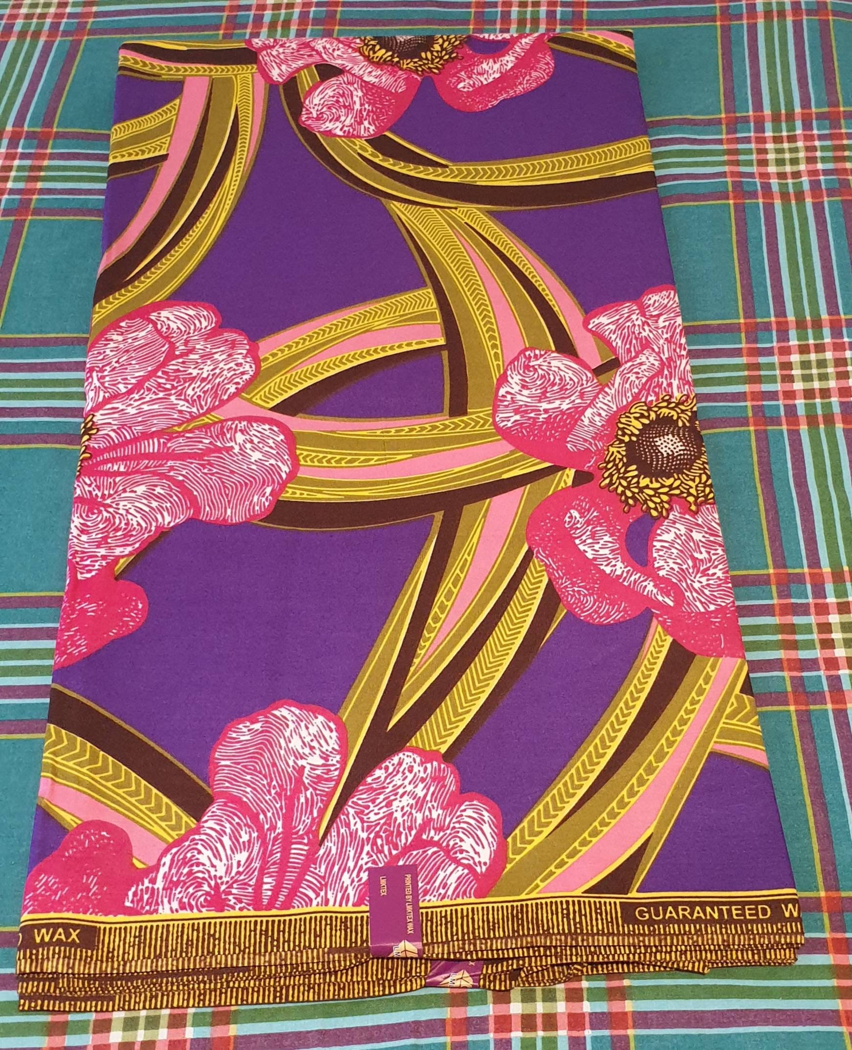 African Print Flower and Leaf Patterns African Ankara Print - Etsy