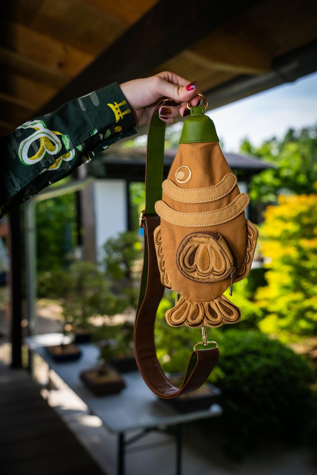 Matcha Taiyaki Fish Crossbody Bag – Japanese Sushi & Anime Lover ...