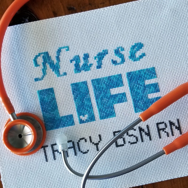 Nurse Cross Stitch - Etsy