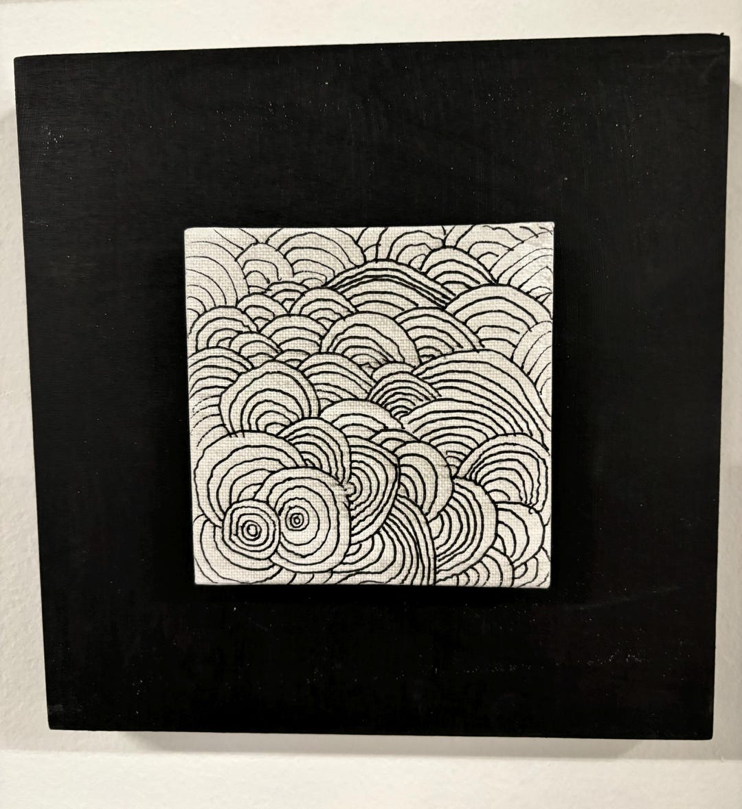 Doodles on Canvas With Unique Design and Framing - Etsy