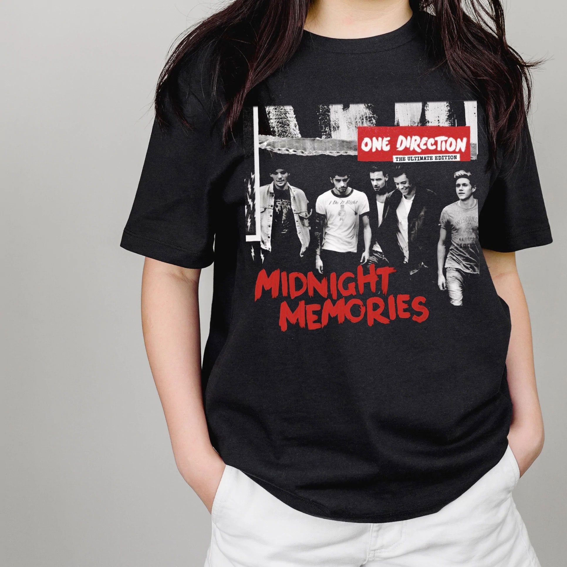 One Direction Vintage 90s PNG Heavy Metal Direction T-shirt - Etsy