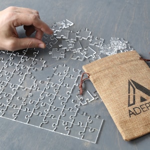 Impossible Puzzle | Impossible Acrylic Puzzle for Adults | Clear Jigsaw ...