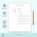 Clean Simple Resume, Professional Resume Template for MS Word, 2 Pages ...
