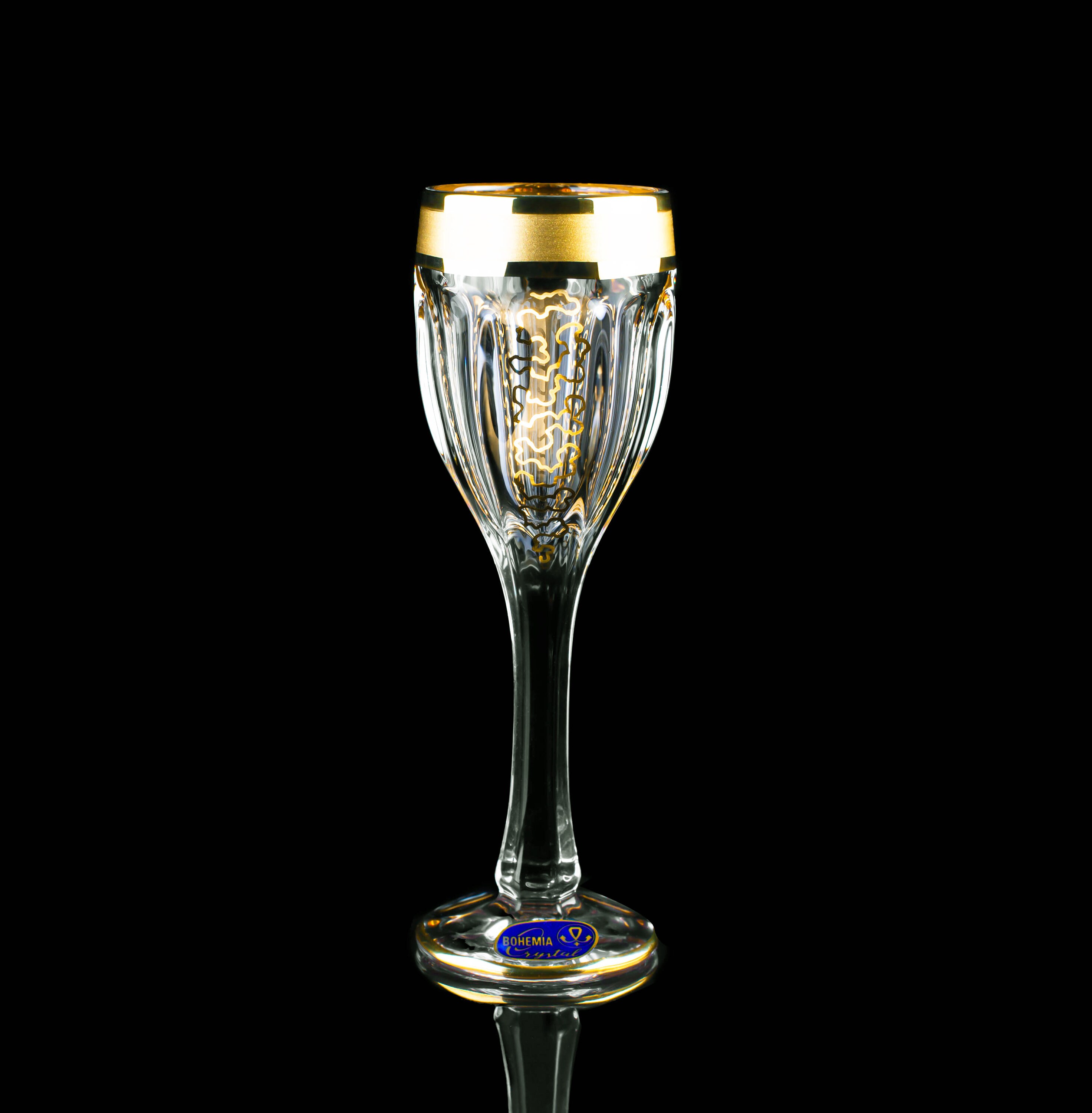 Bohemia Crystal Vodka Glasses Safari Design 6pcs 50ml - Etsy