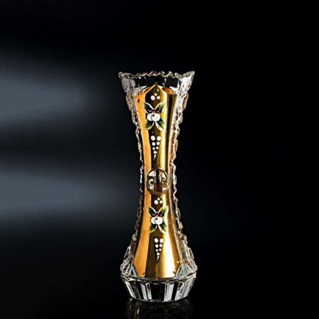 Handmade Bohemia Crystal Vase H155/205 - Etsy