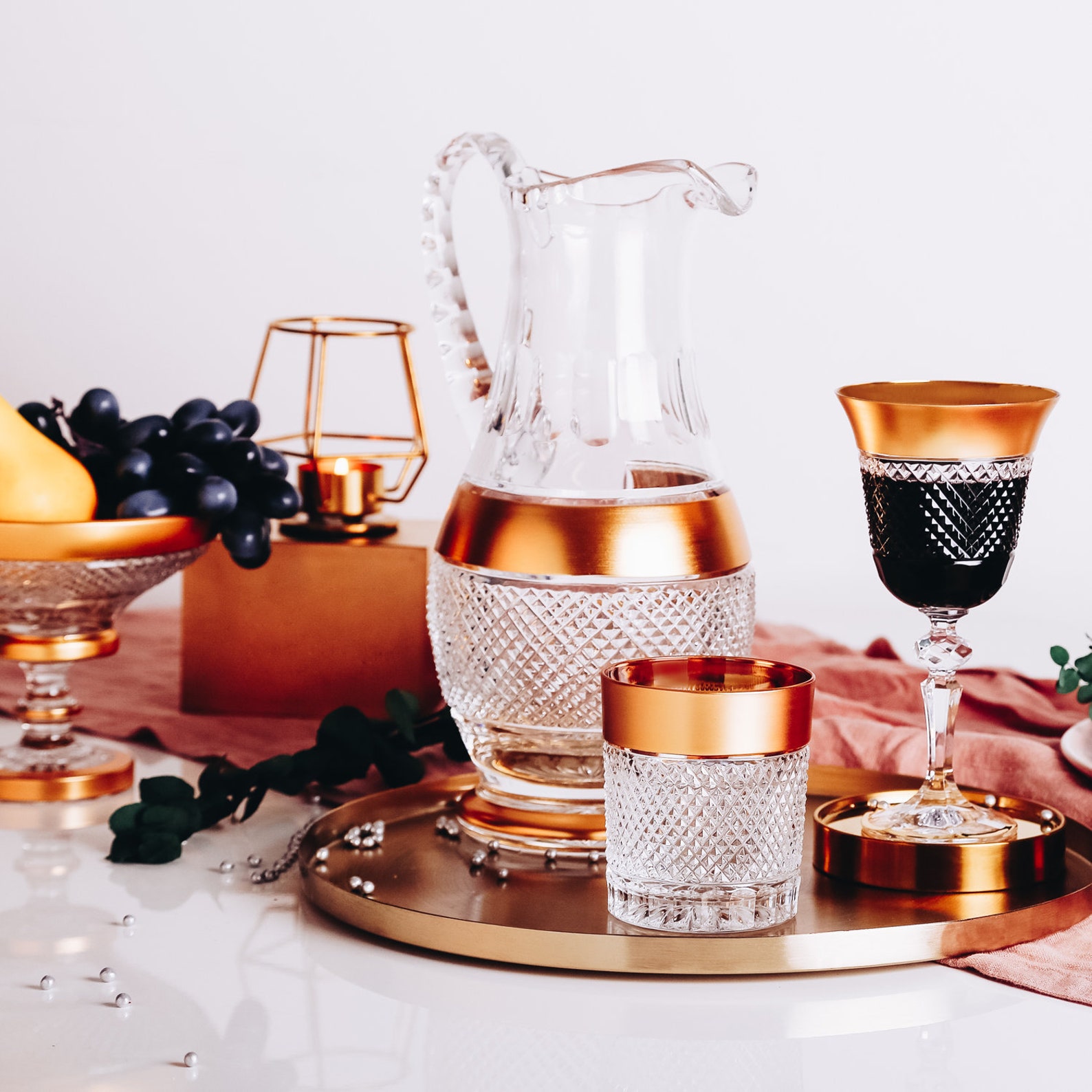 Bohemia Crystal Water Decanter SPT 1300ml - Etsy