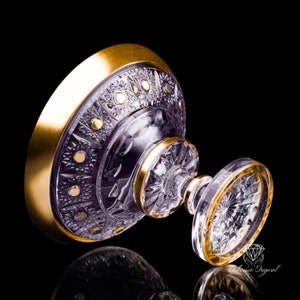Gold Classic Crystal Bowl on Stand - Etsy