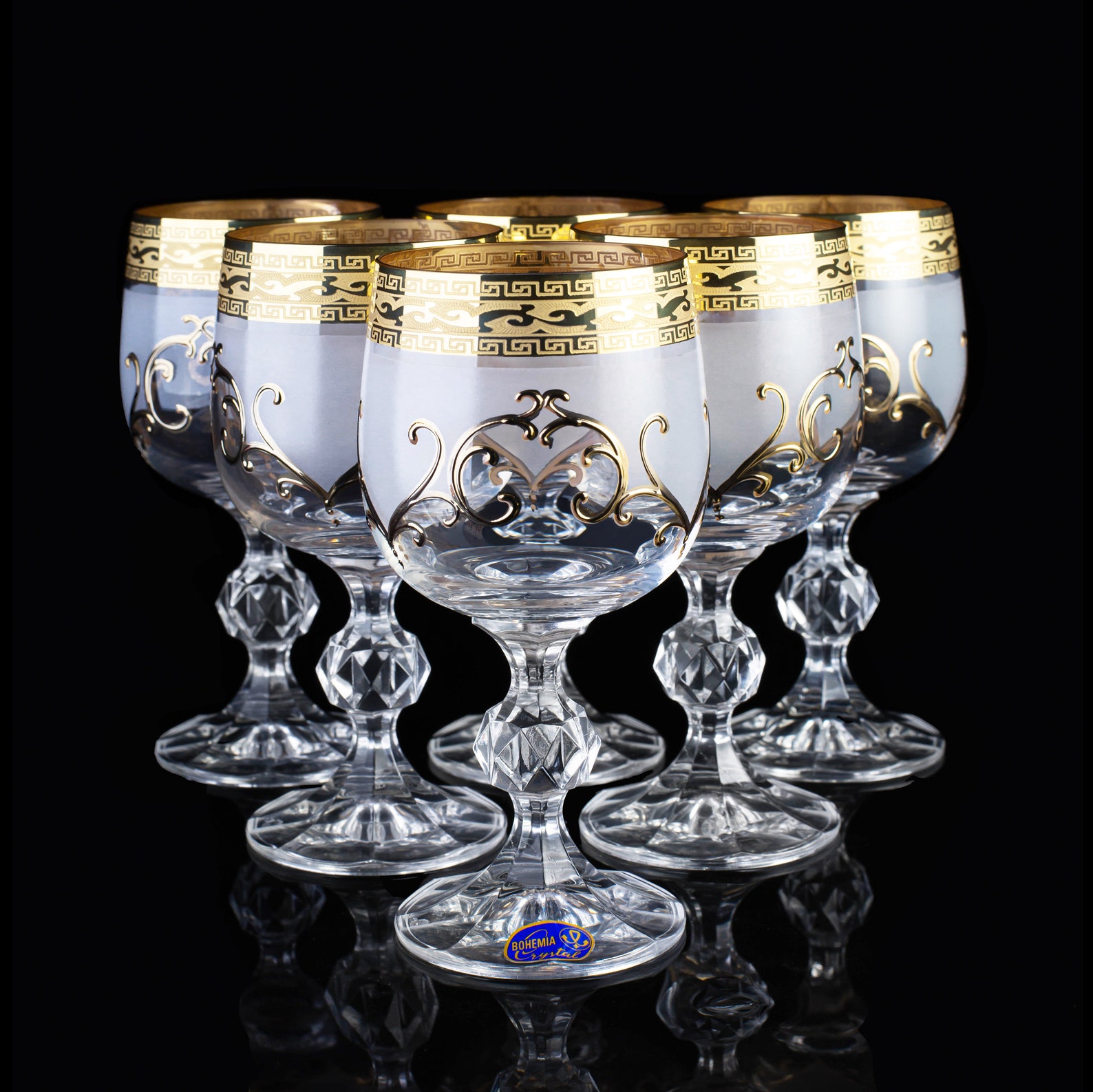 Bohemia Crystal Vodka Glasses 50ml - Etsy