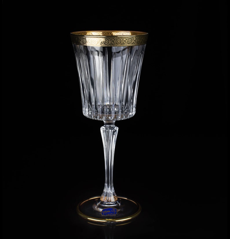 Crystal Wine Glasses Timeless Collection 220ml 6pcs | Etsy