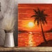 Sunset Acrylic Painting on Canvas Original Art Abstract Art - Etsy