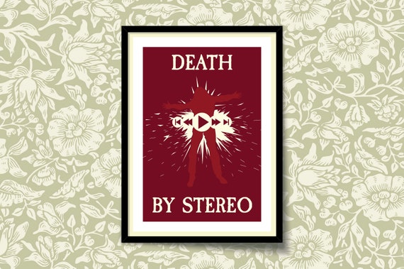 DEATH BY STEREO Lost Boys A3/A4 Wall Art Typography - Etsy