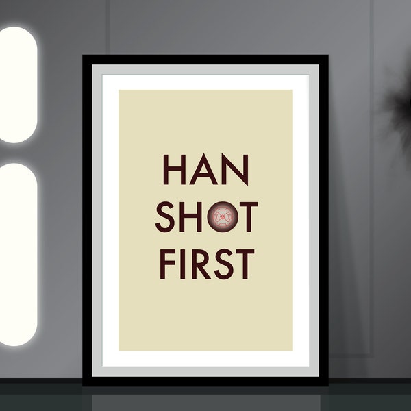 Han Shot First - Etsy
