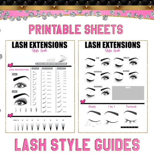Lash Volume. Extension. Training Manual. Editable. PDF. | Etsy