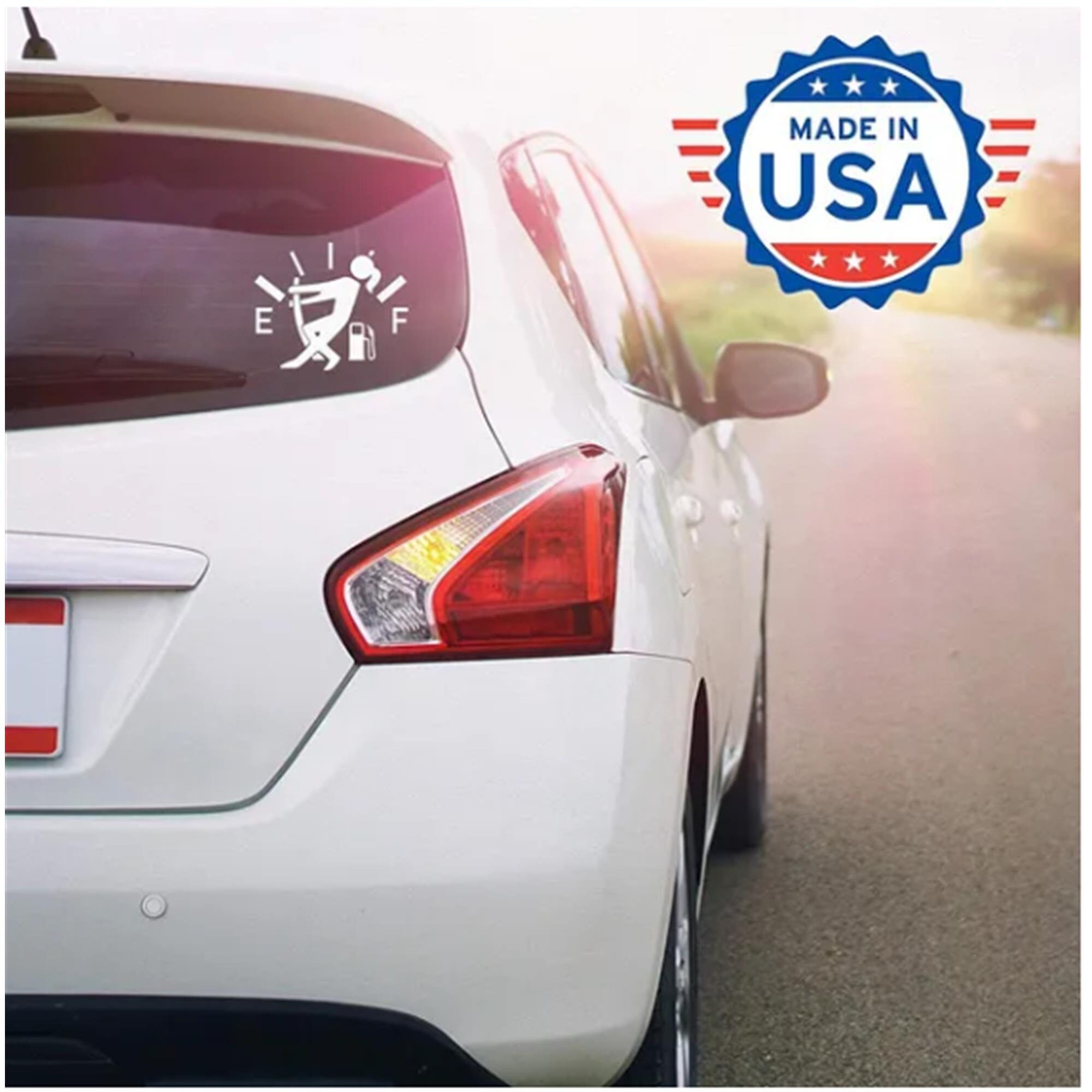 Funny Design Fuel Gauge Picture Car Sticker Fuel Tank Car Sticker Cap ...