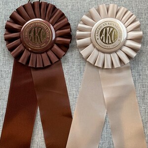 AKC Virtual Rally Title Ribbon Rosette Novice Intermediate - Etsy UK