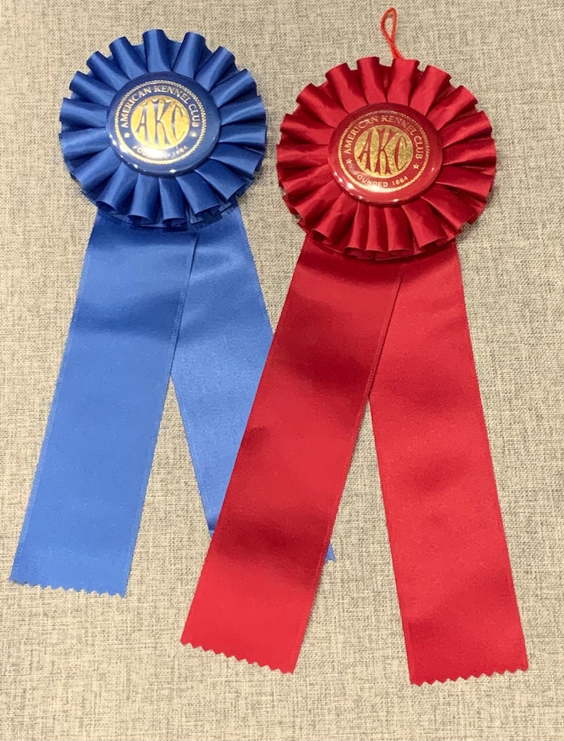 AKC Virtual Home Manners Rosette Puppy & Adult - Etsy