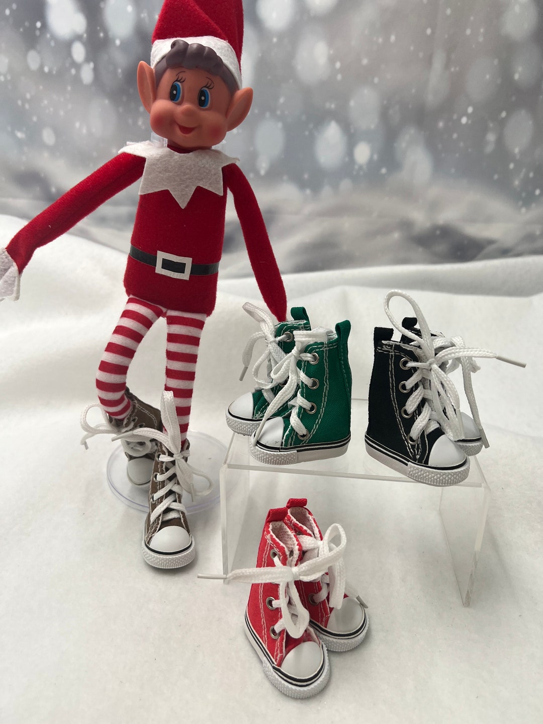 5cm Doll High Top Sneakers: Elf Shoes - Etsy