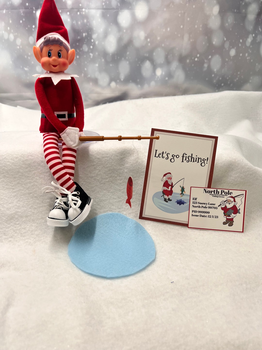 Small Fishing Set- Elf Prop, Easy Elf Ideas, Elf Adventures - Etsy