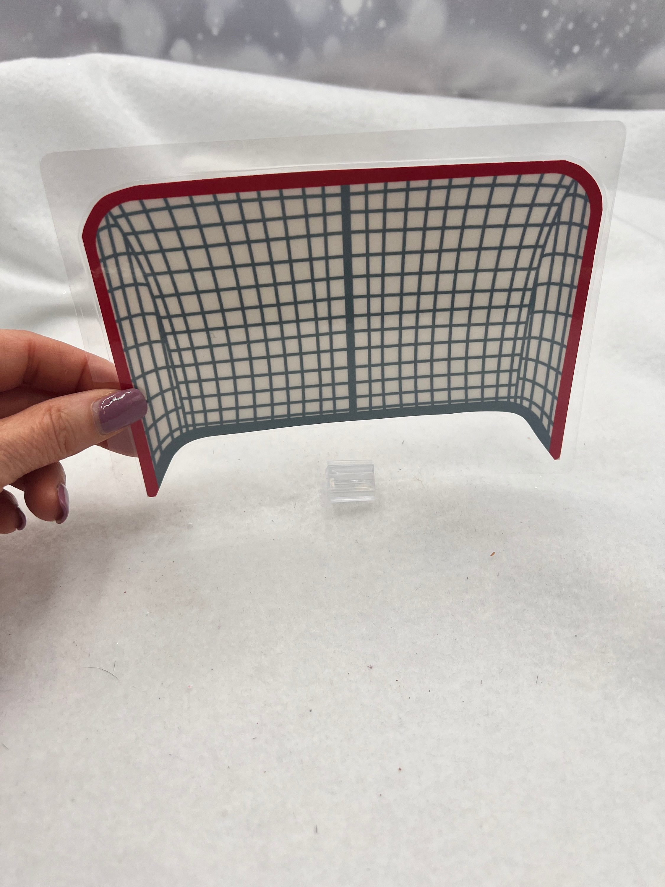 Elf Hockey Net: Laminated Cardstock Goal With Stand - Etsy