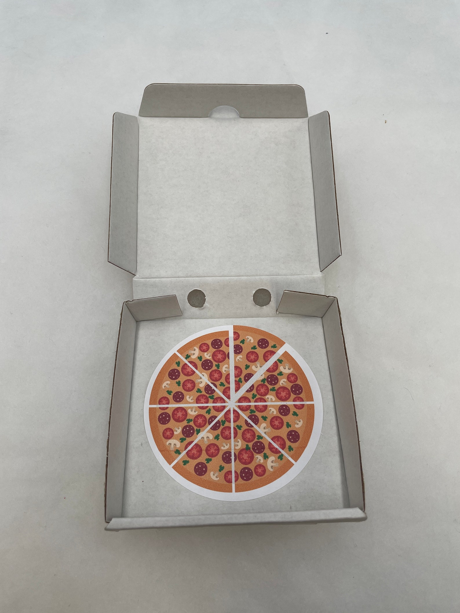 Pizza Night With Elf Cute Box With pizza Sticker | Etsy