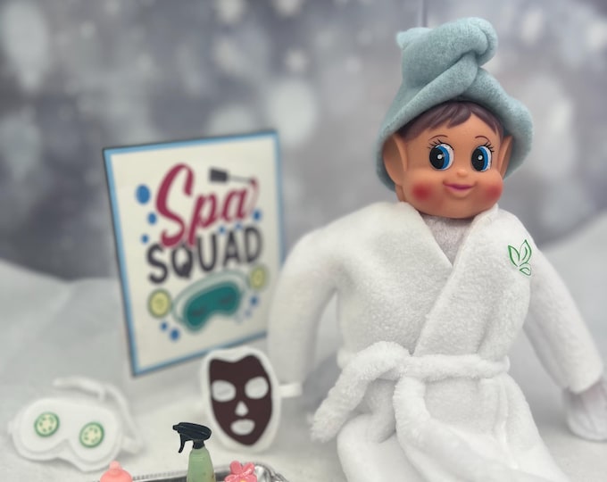 Elf Spa Day Set: Robe, Masks & Accessories - Etsy