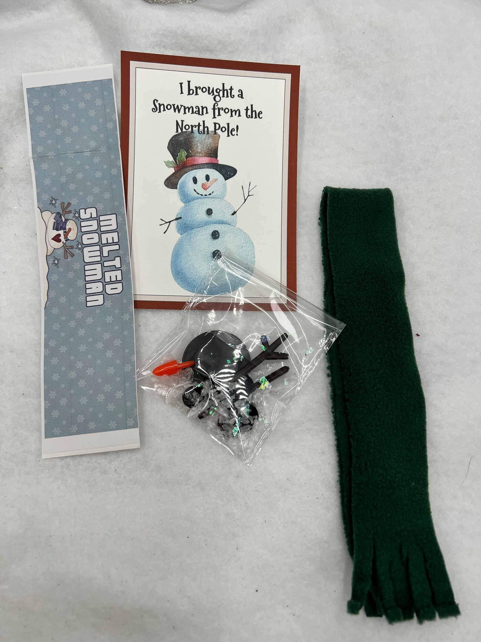 Elf Melted Snowman Set Elf Kit Funny Elf - Etsy