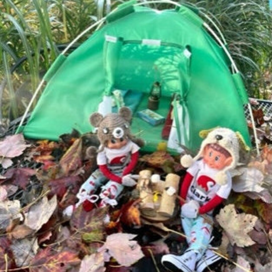 Elf Tent, Elf Outdoors, Elf Camping, Custom Elf Tent. Keep up All Holiday Season Long - Etsy