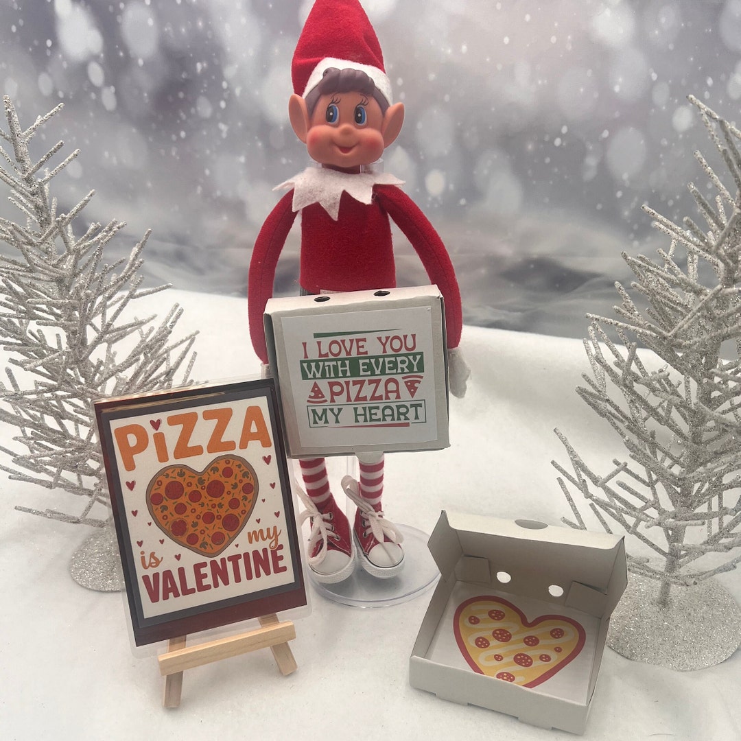 Valentine's Day Pizza Tradition. Use This Set to Have a Visit From Your ...