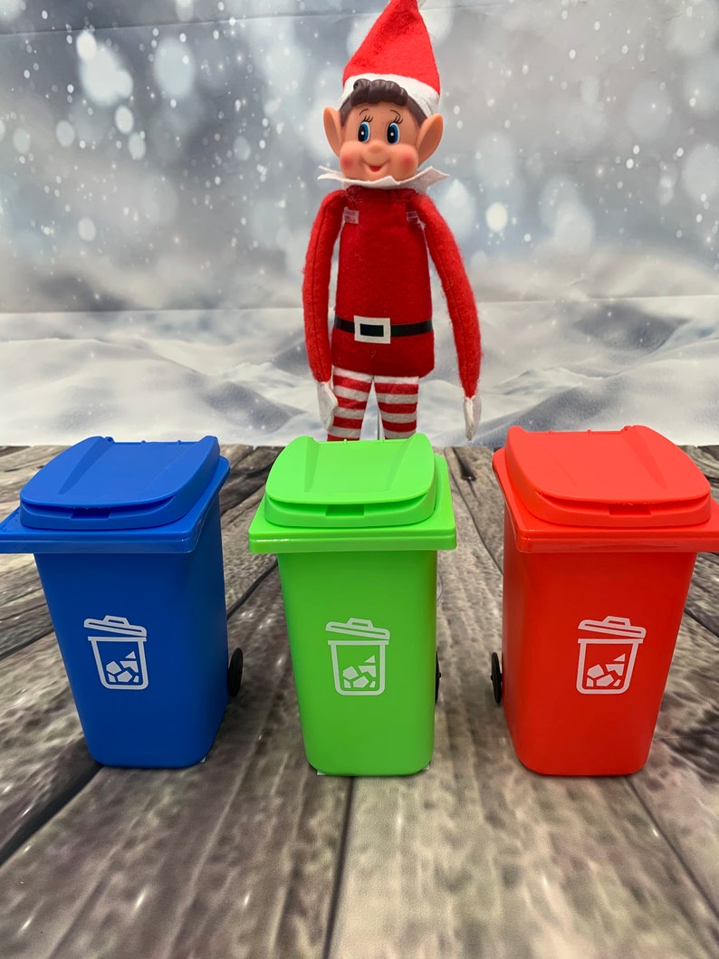 Even elves have trash Elf refuse can elf prop elf | Etsy