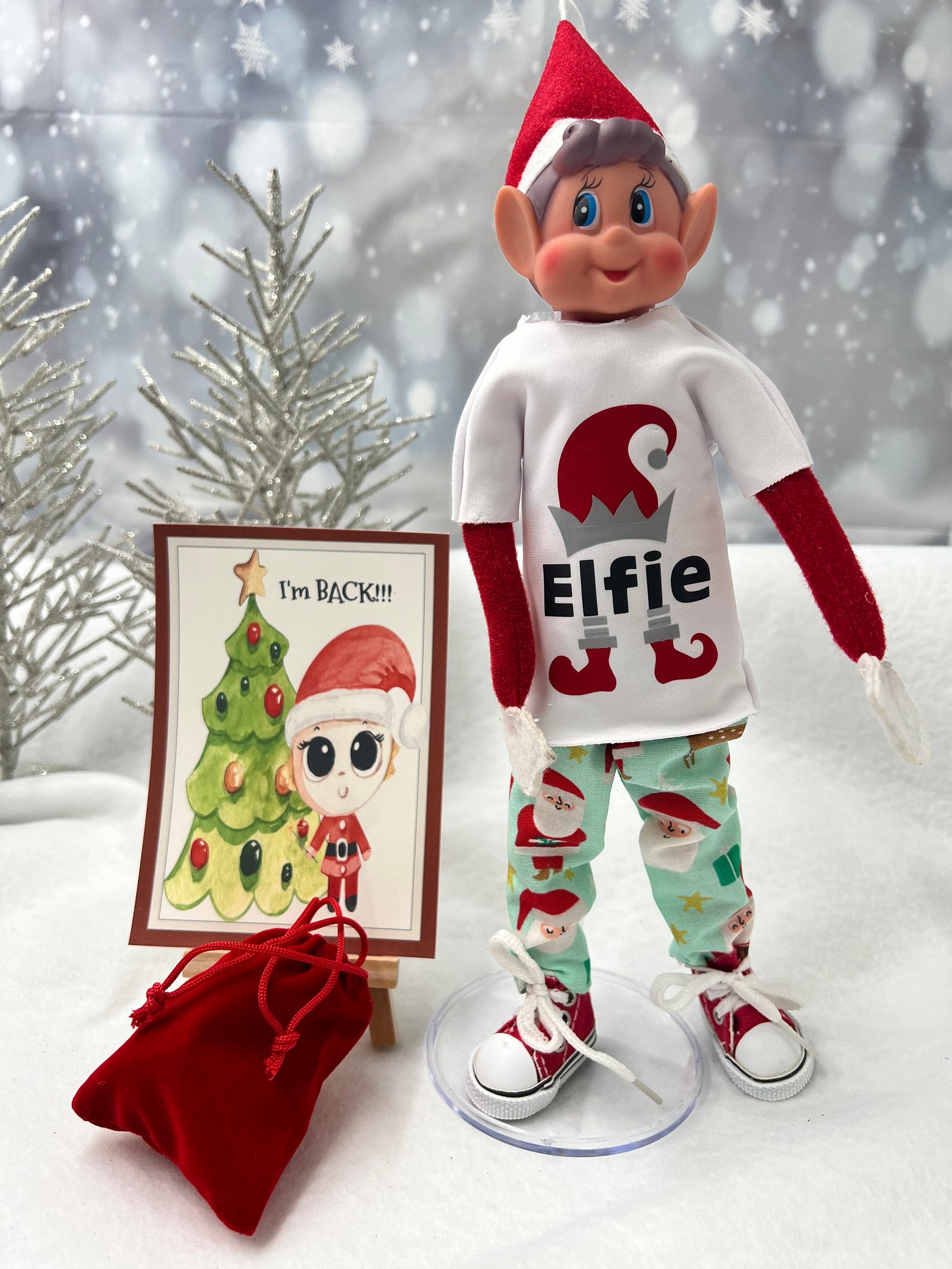 Custom Elf Outfit With Your Elf's Name Elf Pants or Elf - Etsy