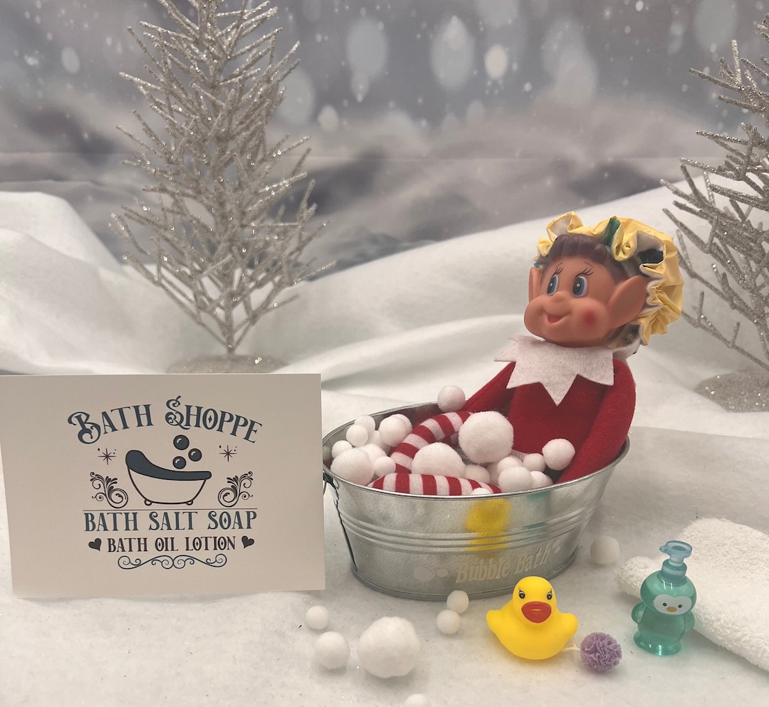 Elf Bubble Bath Set Elf Accessory, Elf Props - Etsy
