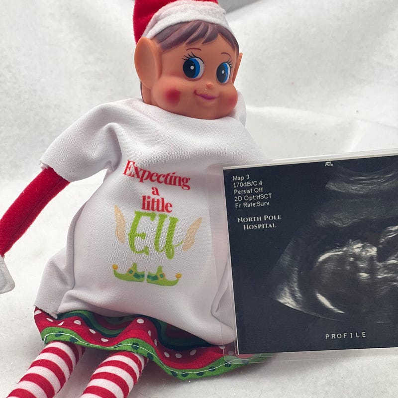 Pregnant Elf on Shelf - Etsy