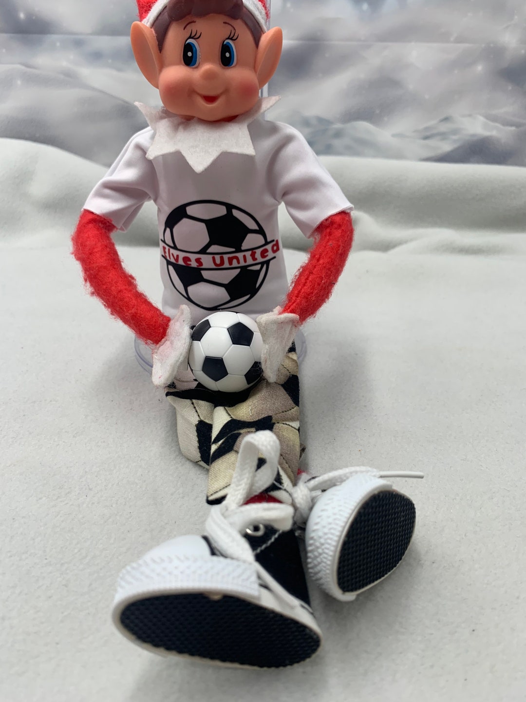 Elf Soccer Outfit: "elves United" Shirt, Pants & Ball - Etsy