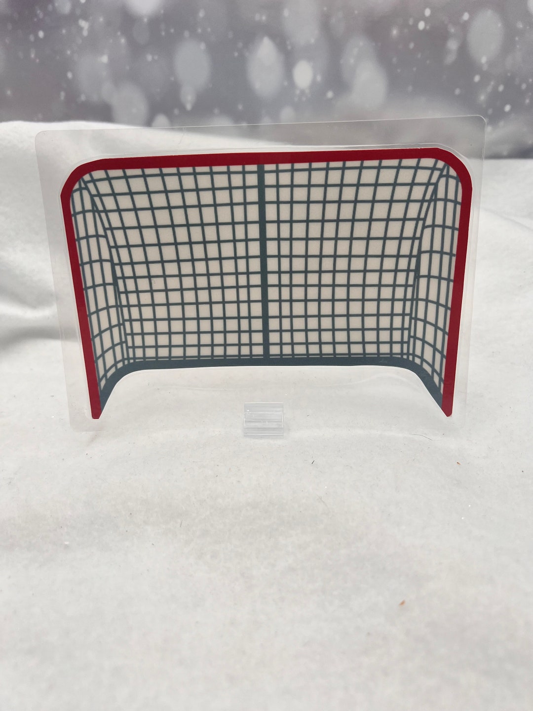 Elf Hockey Net: Laminated Cardstock Goal With Stand - Etsy