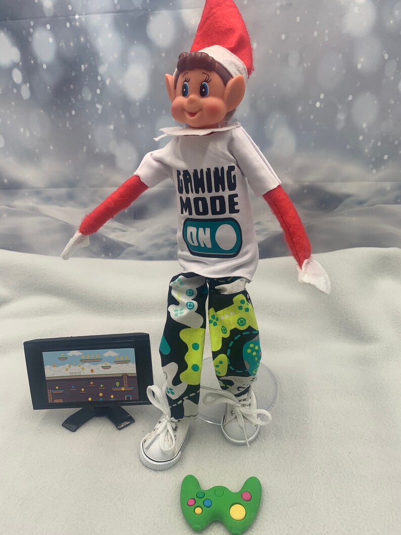 Elf Gaming Mode ON the Red Elf Shop Original Elf Gaming - Etsy