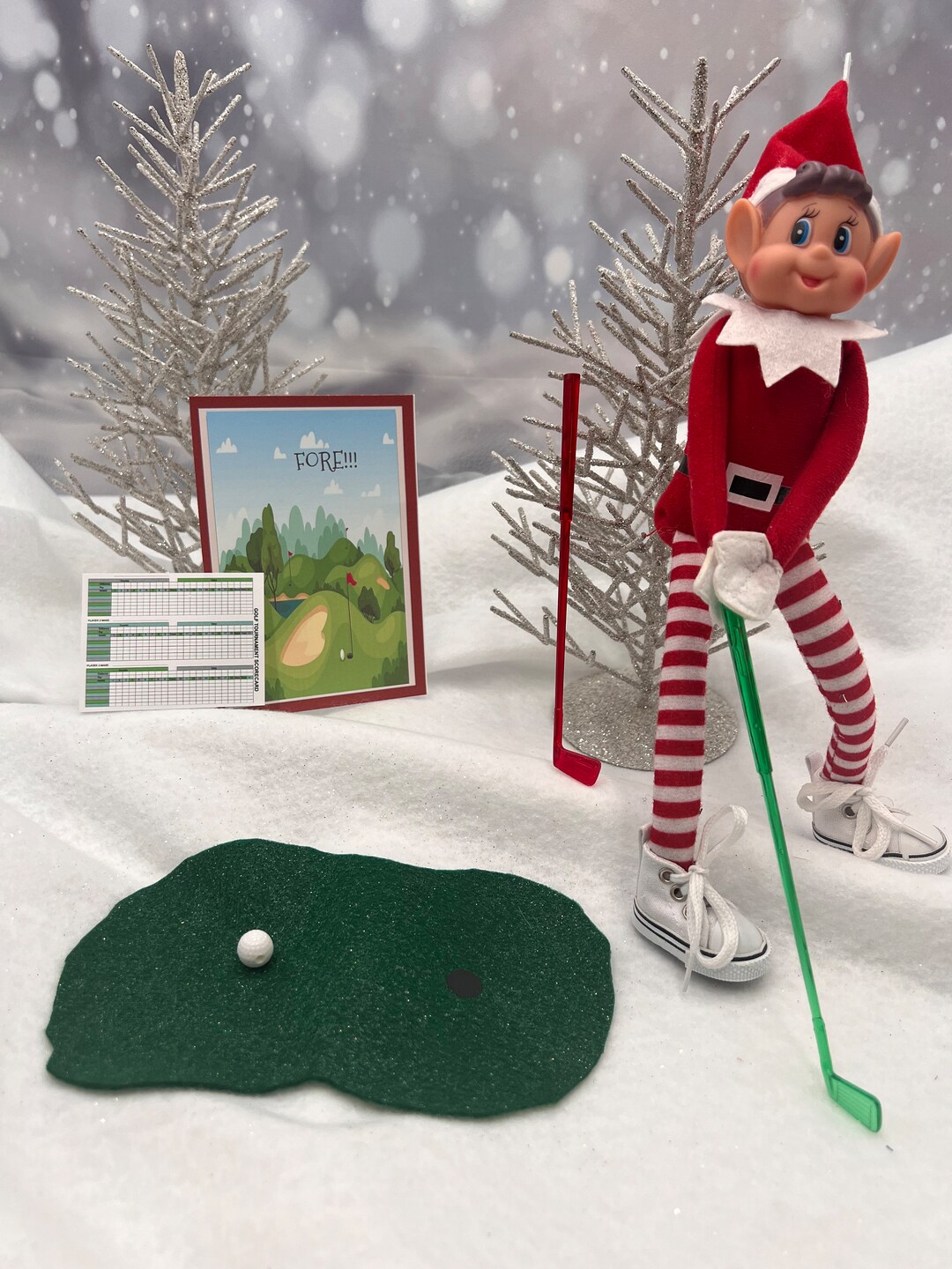 Elf Golf Set: Miniature Elf Props & Accessories - Etsy