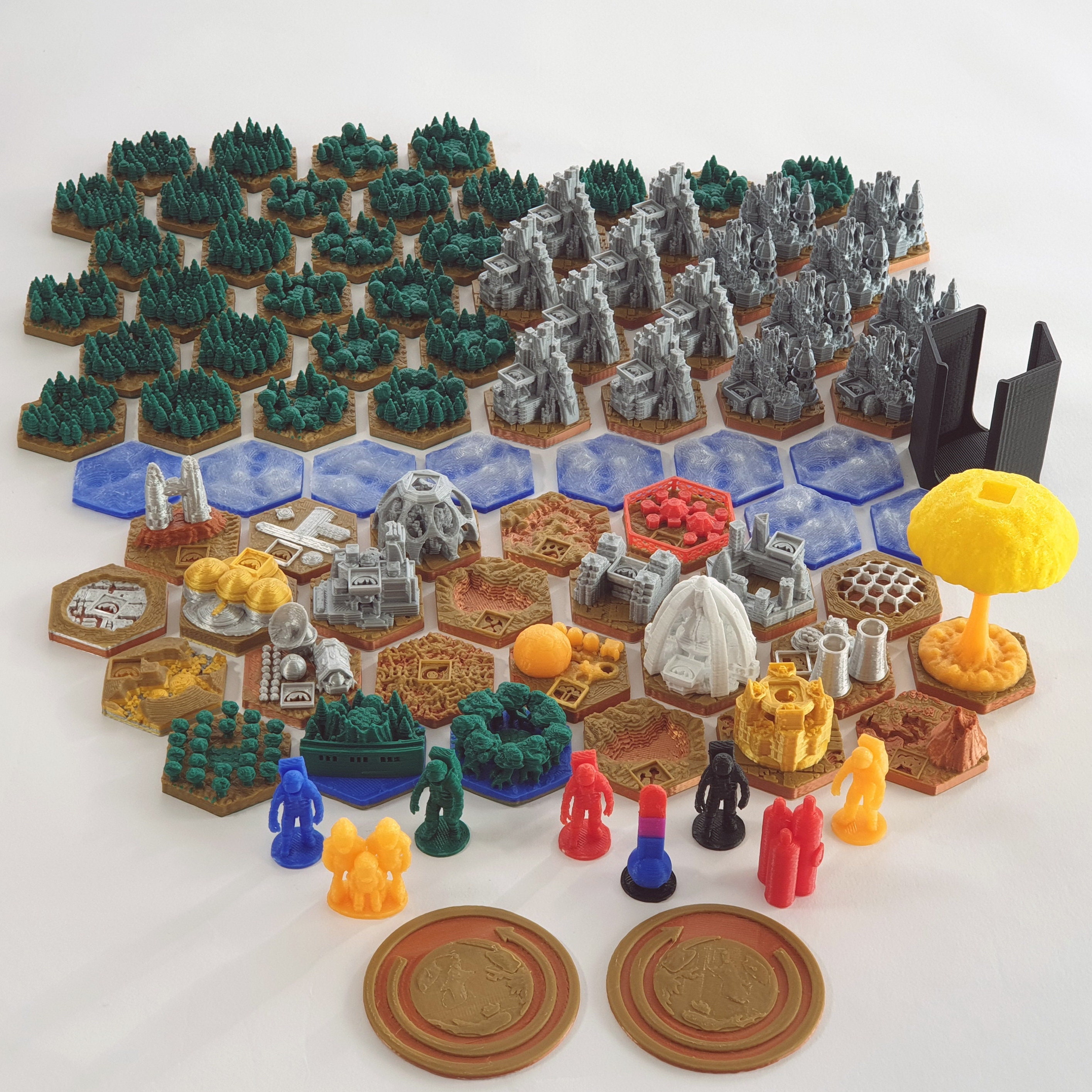 Terraforming Mars Tiles Pack 89 Pieces Complete Pack - Etsy