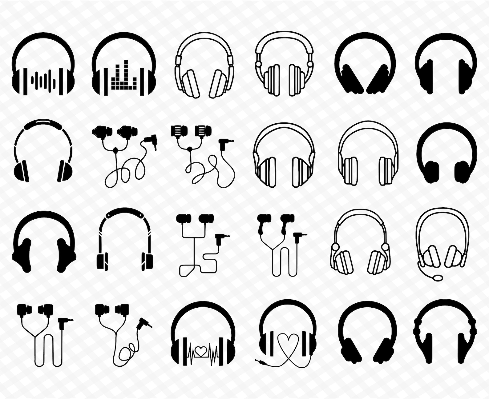 Headphones Svg Png Headset Svg Gaming Svg Headphones Svg Images DJ ...