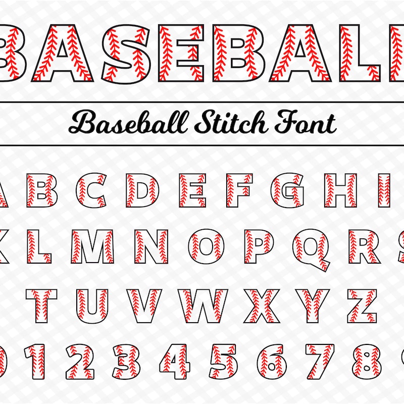 Baseball Letters - Etsy