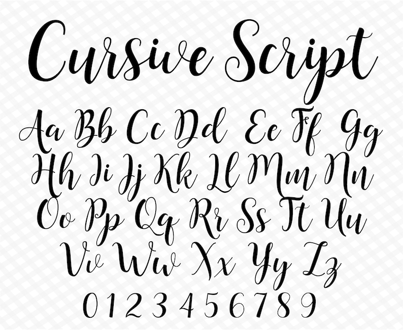 Wedding Font Cursive Font Ttf Svg Samantha Cursive Font for - Etsy