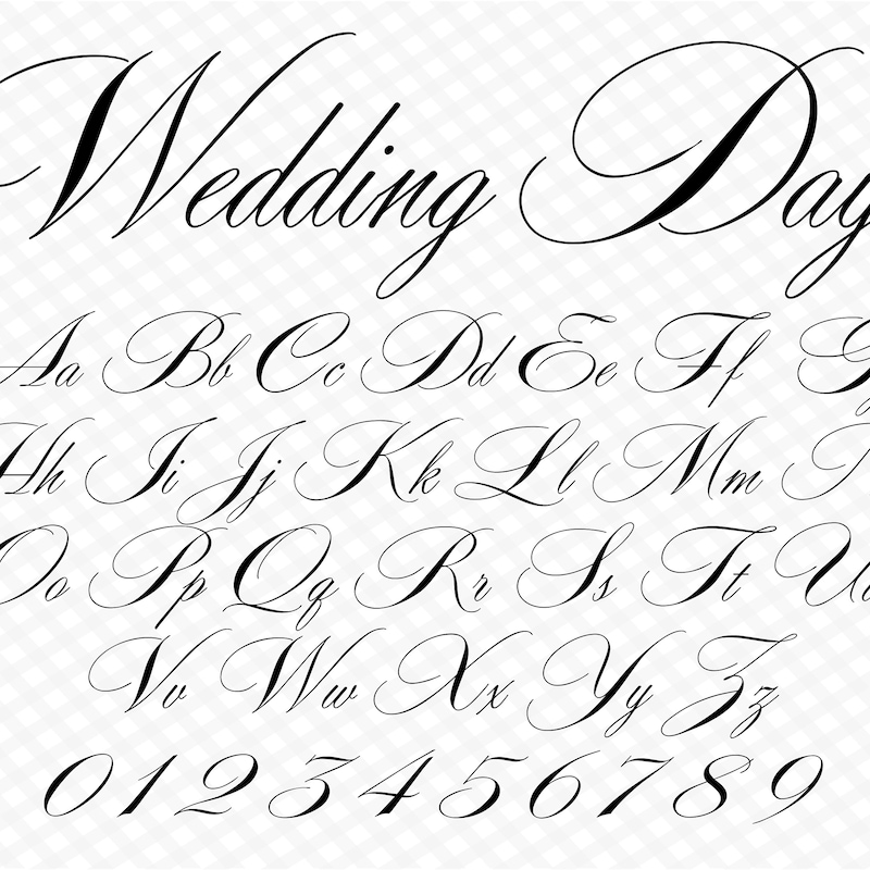 Wedding Script Font - Etsy