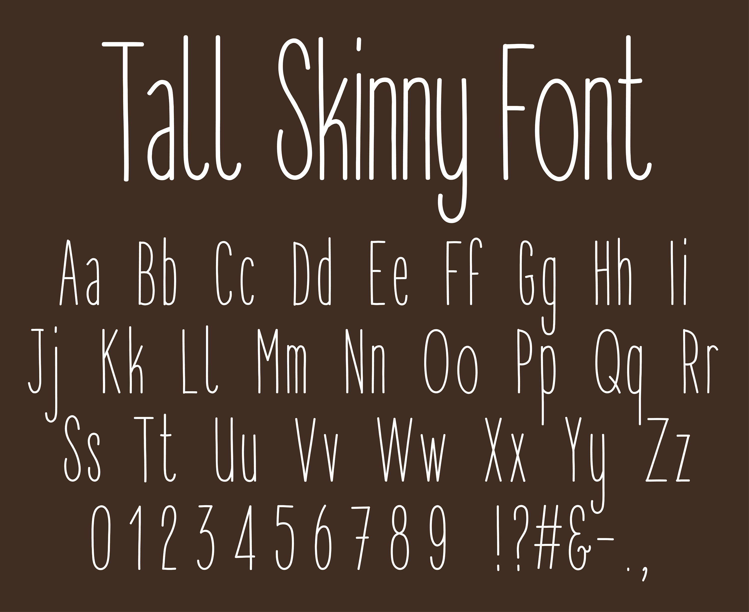 Tall Thin Fonts 56 Free Tall, Thin Fonts · 1001 Fonts