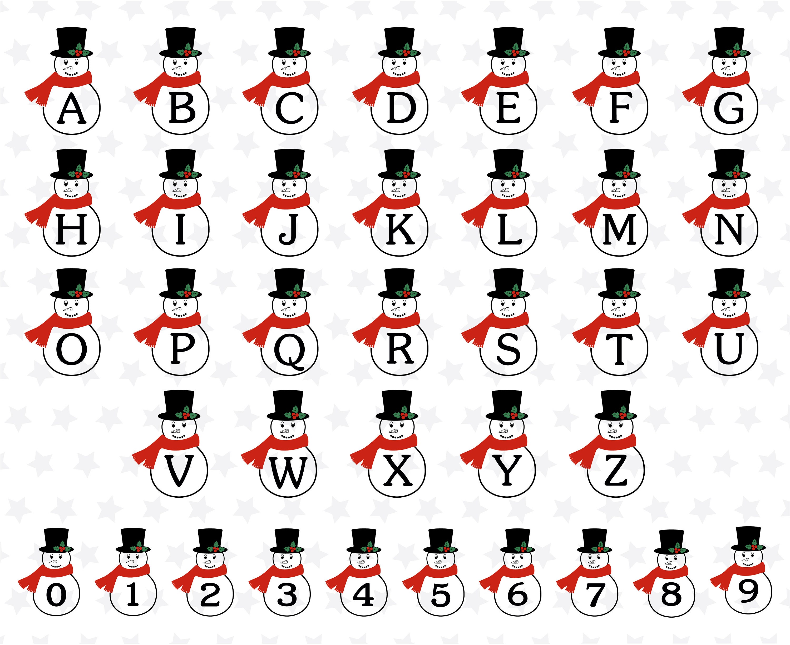 Bundle Christmas Fonts TTF SVG PNG Christmas Fonts for Cricut Christmas ...